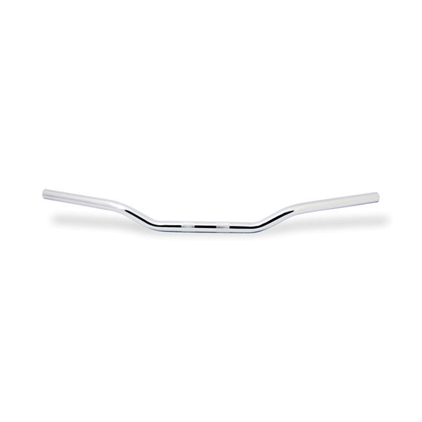 2 INCH RISE DIMPLED DRAG BAR 1" CHROME (tracker style) - Rogue Motorcycles