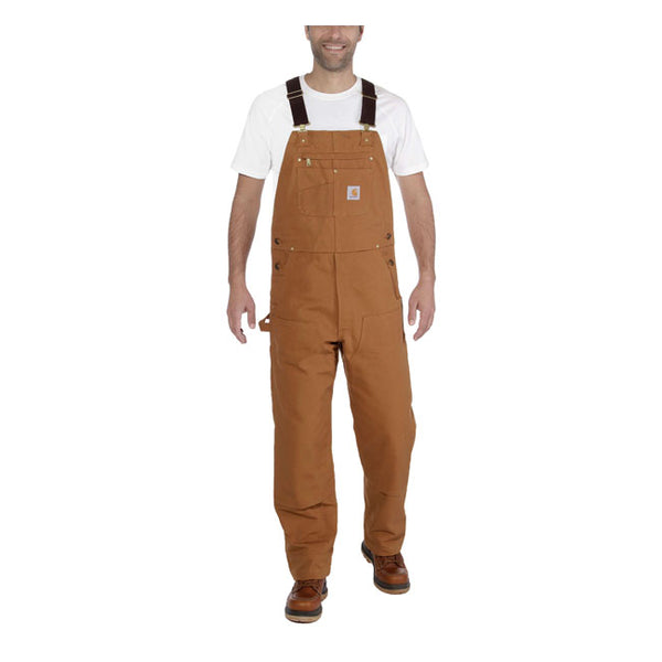 CARHARTT RELAXED FIT DUCK BIB OVERALL BROWN - Rogue Motorcycles