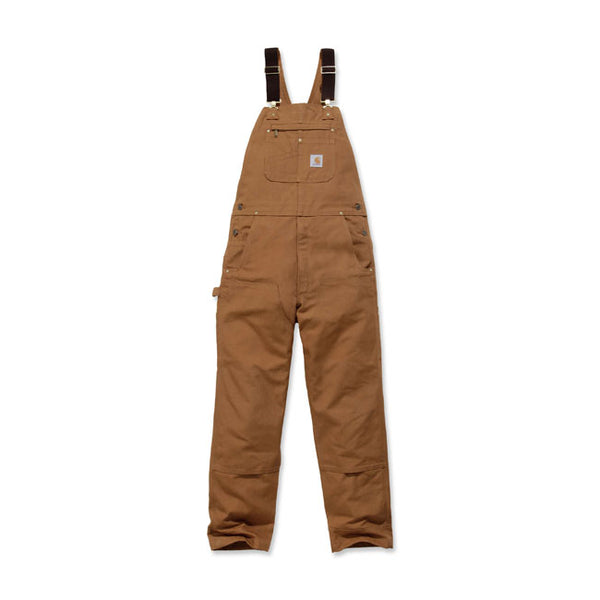 CARHARTT RELAXED FIT DUCK BIB OVERALL BROWN - Rogue Motorcycles