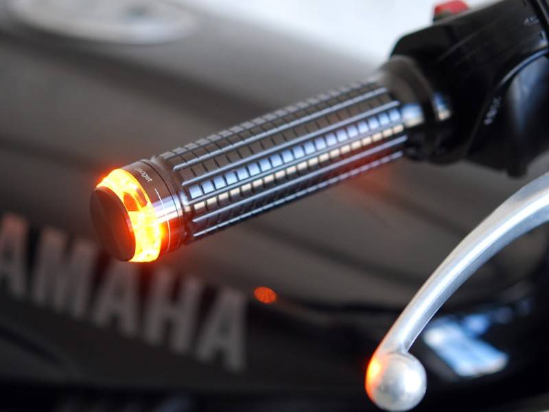 Motogadget Bar End LED Indicator m-Blaze Disc Chrome - Rogue Motorcycles